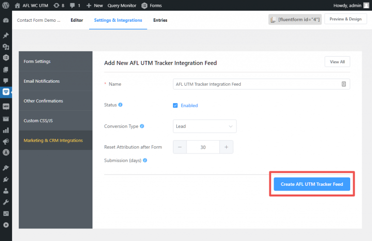 Fluent Forms Track And Capture Utm Parameters Appfromlab