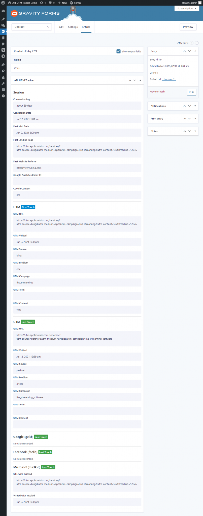Setup UTM parameter tracking for Gravity Forms - Appfromlab Setup UTM parameter tracking for Gravity Forms - Appfromlab