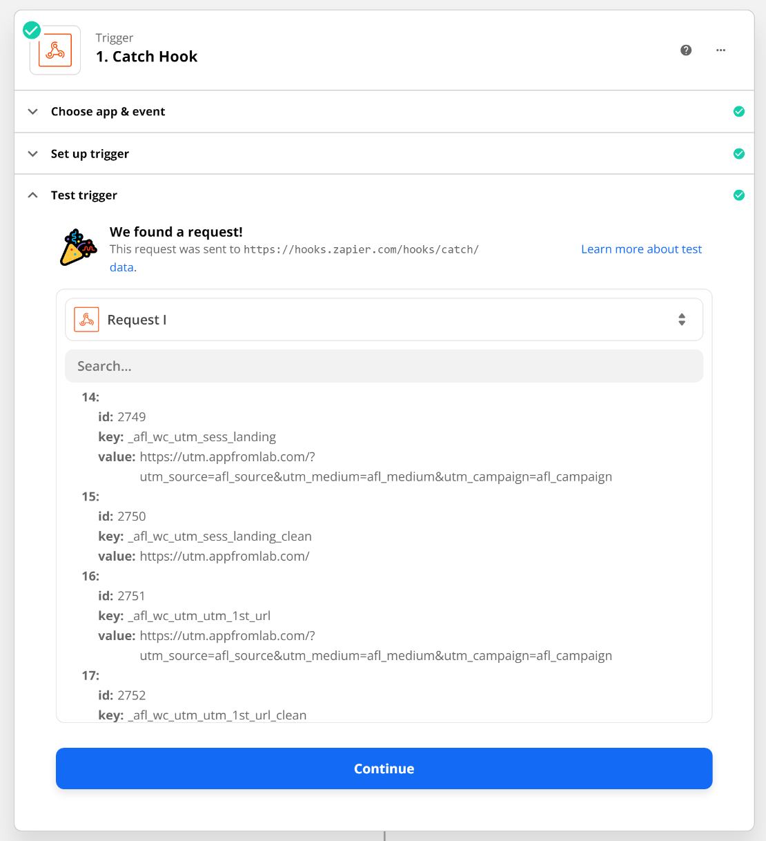 Mapping conversion attribution data with Webhook - Appfromlab