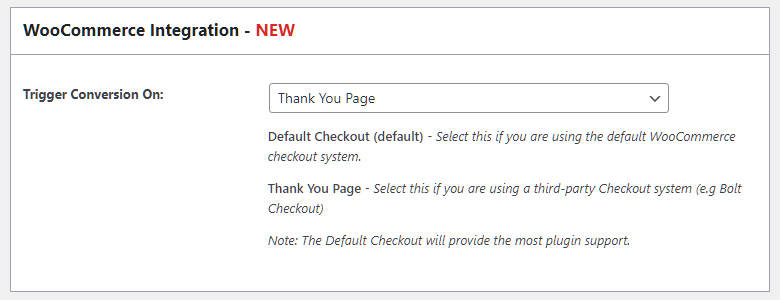 Woocommerce Integration Settings Appfromlab