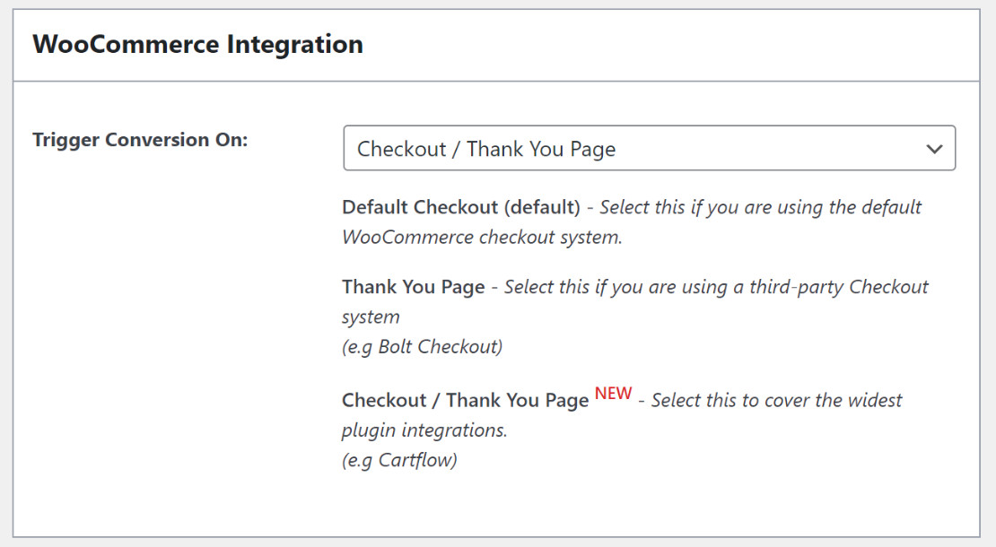 Woocommerce Integration Settings Appfromlab