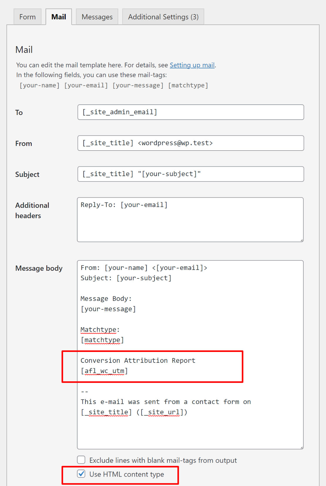Setup UTM parameter tracking for Contact Form 7 (CF7) - Appfromlab