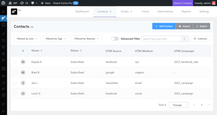 How To Send Utm Parameters To Fluent Crm Appfromlab