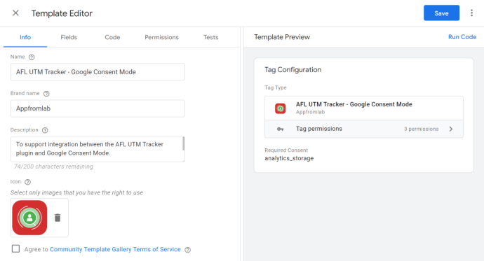 Google Consent Mode Integration - Appfromlab